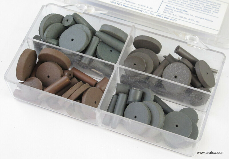 Cratex Kit No. 777 - Rubber Abrasive Set of Wheels & Points - CRATEX ...