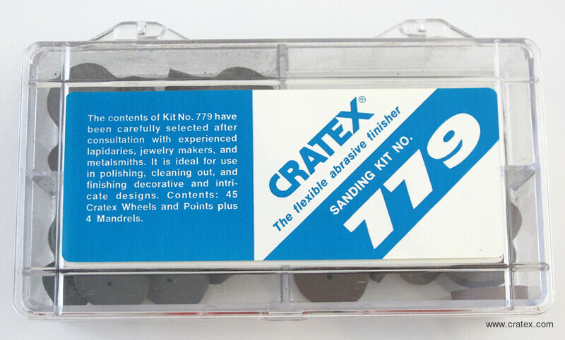 Cratex Kit No. 779 - Sanding Set of Wheels and Mandrels by CRATEX Abrasives